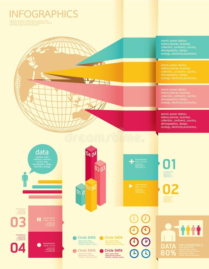 Infographics Set and Information Stock Vector - Illustration of banner ...