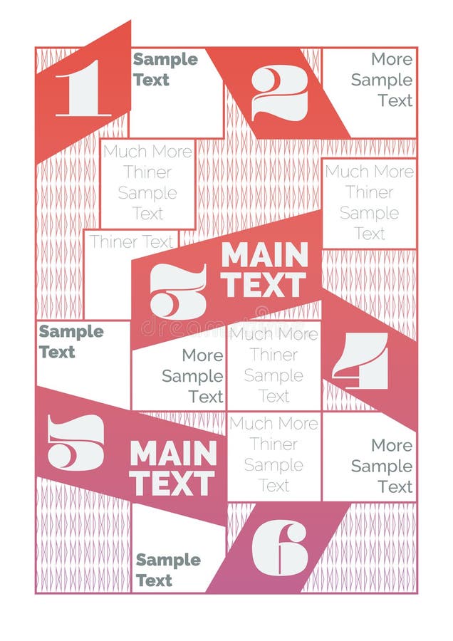 Infographics Sheet Template Stock Vector - Illustration of color ...