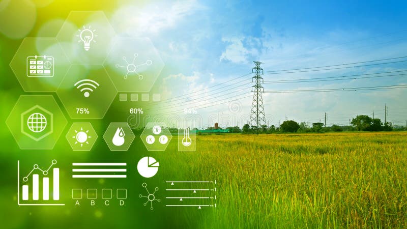 Infographics Smart Farming and Precision Agriculture with Visual Icon ...