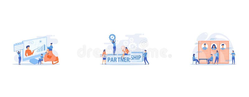 Infographics, Statistics Diagrams and Charts Visualization, Partnership ...