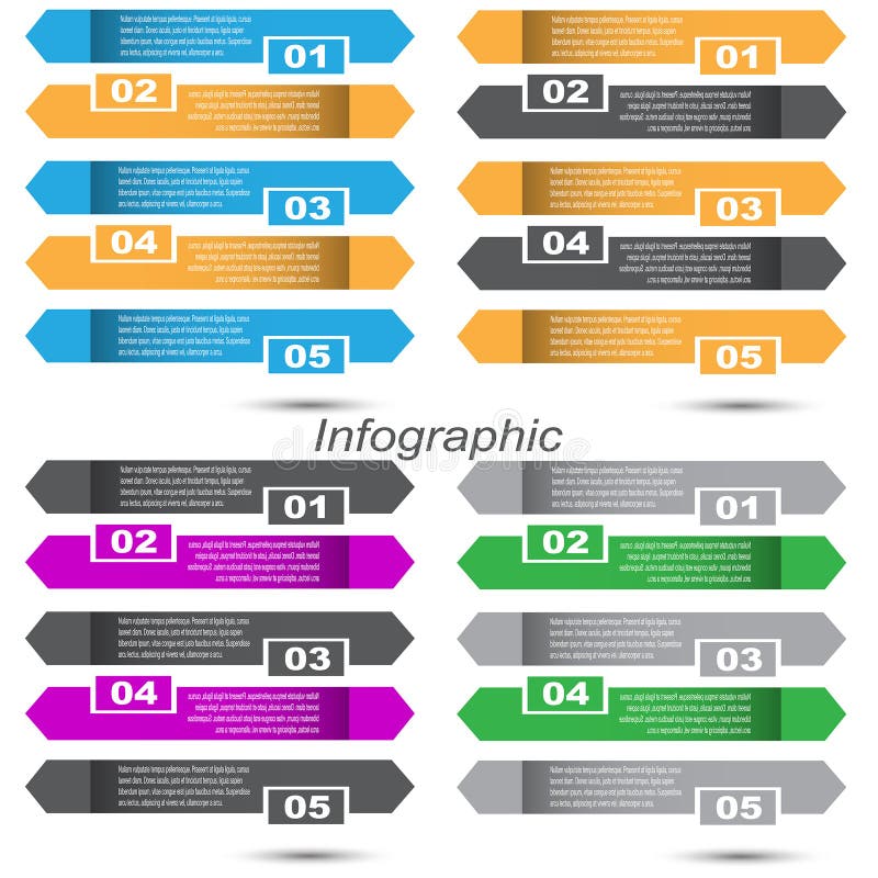 Infographics with Steps and Options, Banner for Business Design and ...