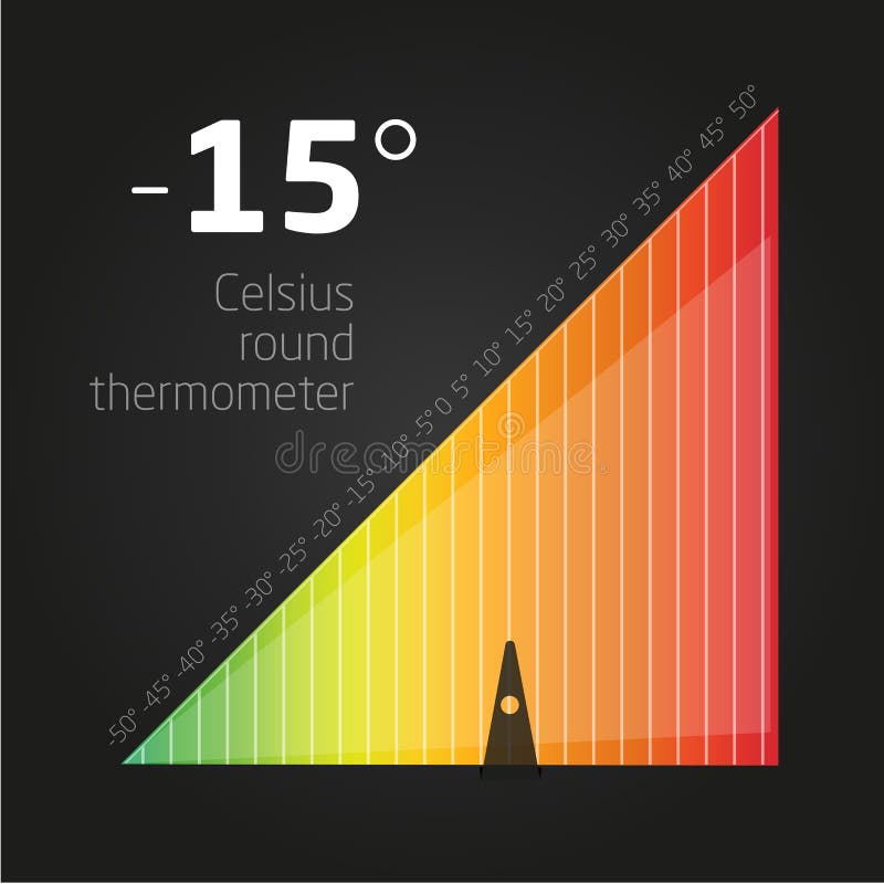 Infographics Temperature Chart Stock Vector - Illustration of ...