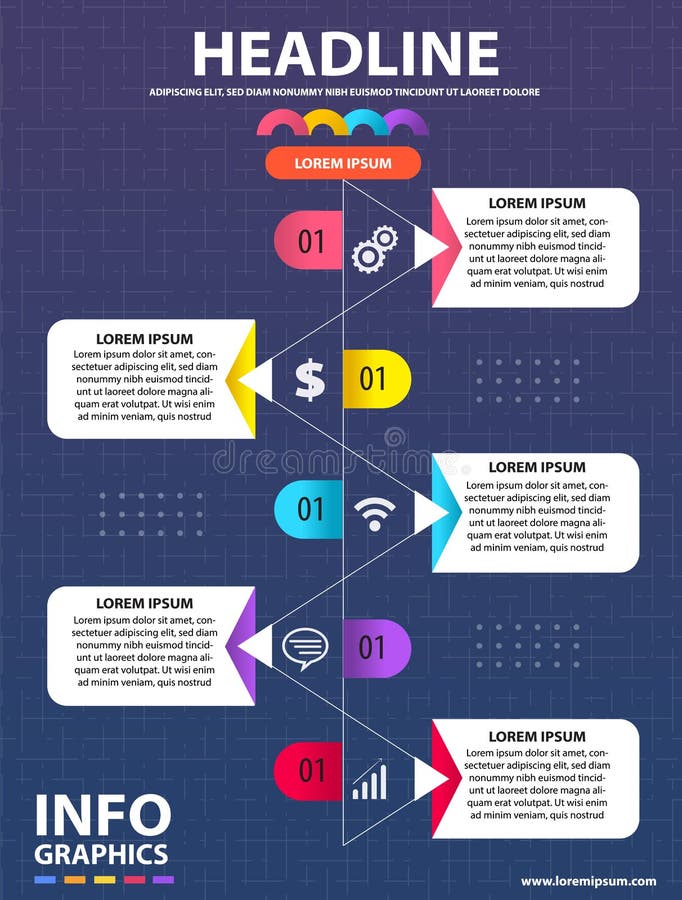 Infographics Template Design Vector Illustration Creative Banner ...