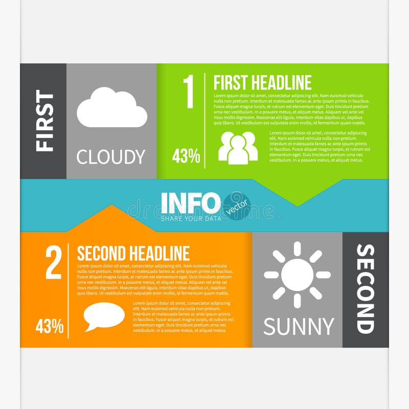 Infographics template stock vector. Illustration of internet - 39926910