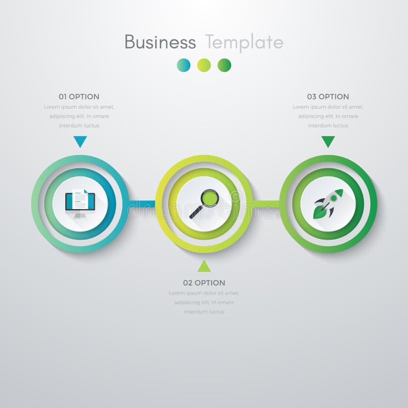 Infographics three options stock vector. Illustration of data - 72208580