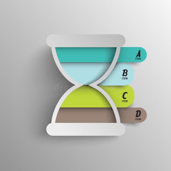 Infographics Time Intervals Template Chart Element Stock Vector ...