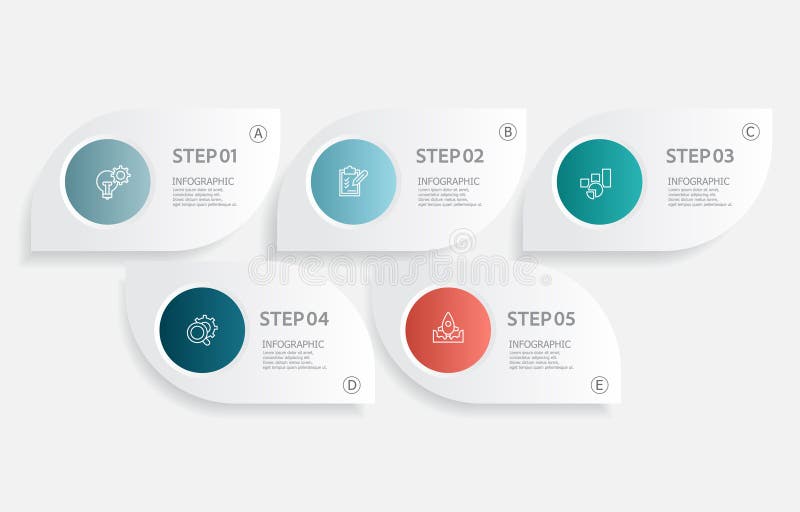 Infographics Timeline Business Workflow Data Steps Report Template ...