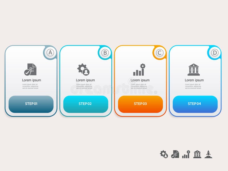 Infographics Timeline Business Workflow Report Background with Business ...