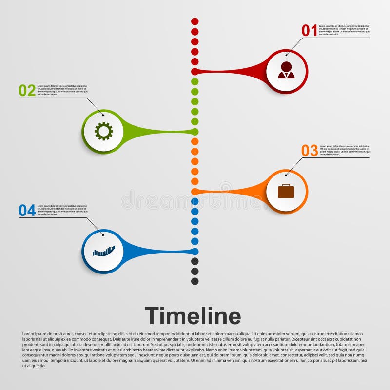 Infographics Timeline Concept. Design Elements. Stock Vector ...