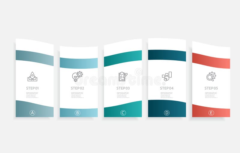 Infographics Timeline Element Business Workflow Data Steps Report ...
