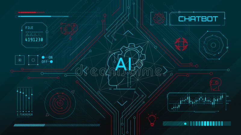 Infographics on the Topic of Future Technologies. Stock Vector ...