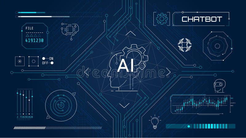 Infographics on the Topic of Future Technologies. Stock Vector ...