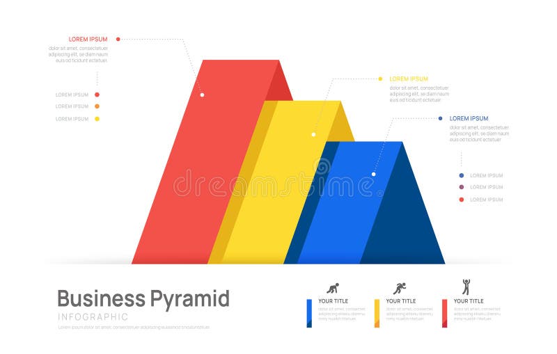 Infographics Triangular Pyramid Chart Timeline Business 3 Steps To ...