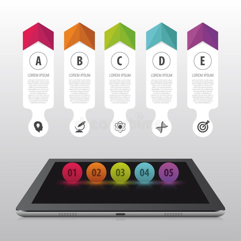 Infographics Vector Design Template. Vector Illustration Stock Vector ...