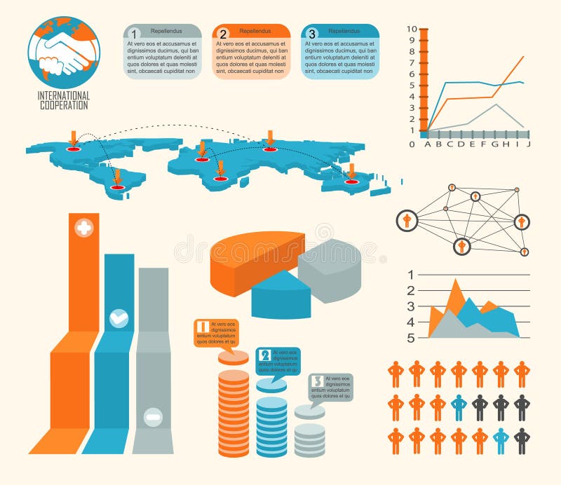 Infographics vector stock vector. Illustration of business - 33702137