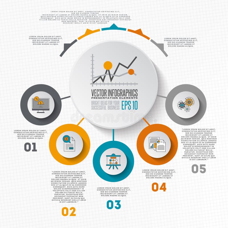 Infographics Vector Modern Illustration Stock Vector - Illustration of ...