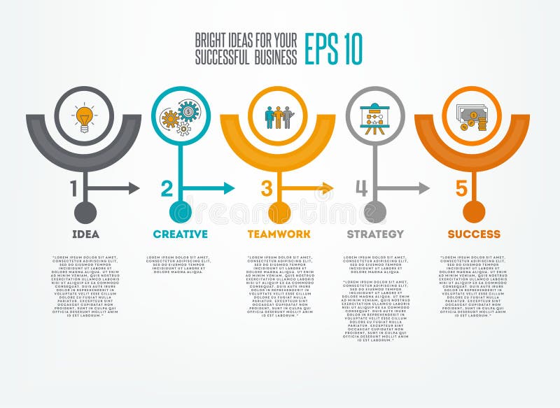 Infographics Vector Modern Illustration Stock Vector - Illustration of ...
