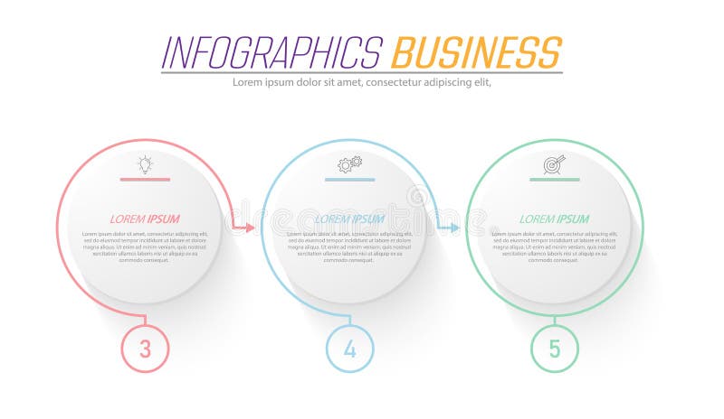 Infographics. Visualization of Business Data, Projects, Trainings ...