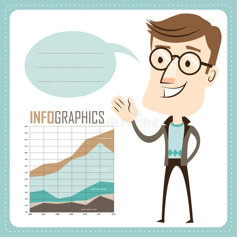 Infographics stock vector. Illustration of male, icon - 62641113