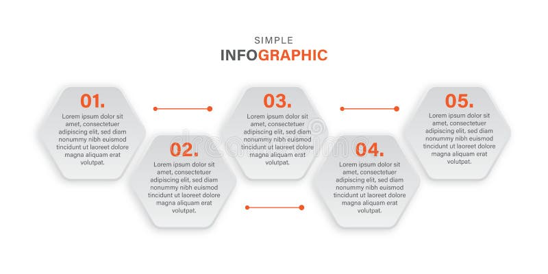 Infographie Simple Minimaliste Moderne Illustration de Vecteur ...