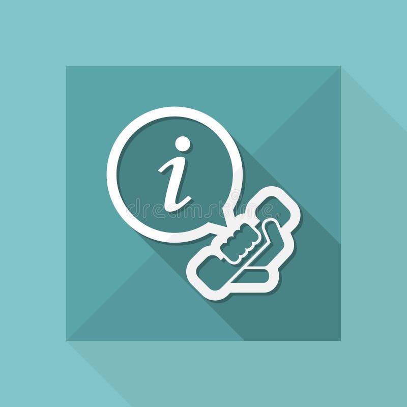 Infoline icon stock vector. Illustration of icon, information - 119147806