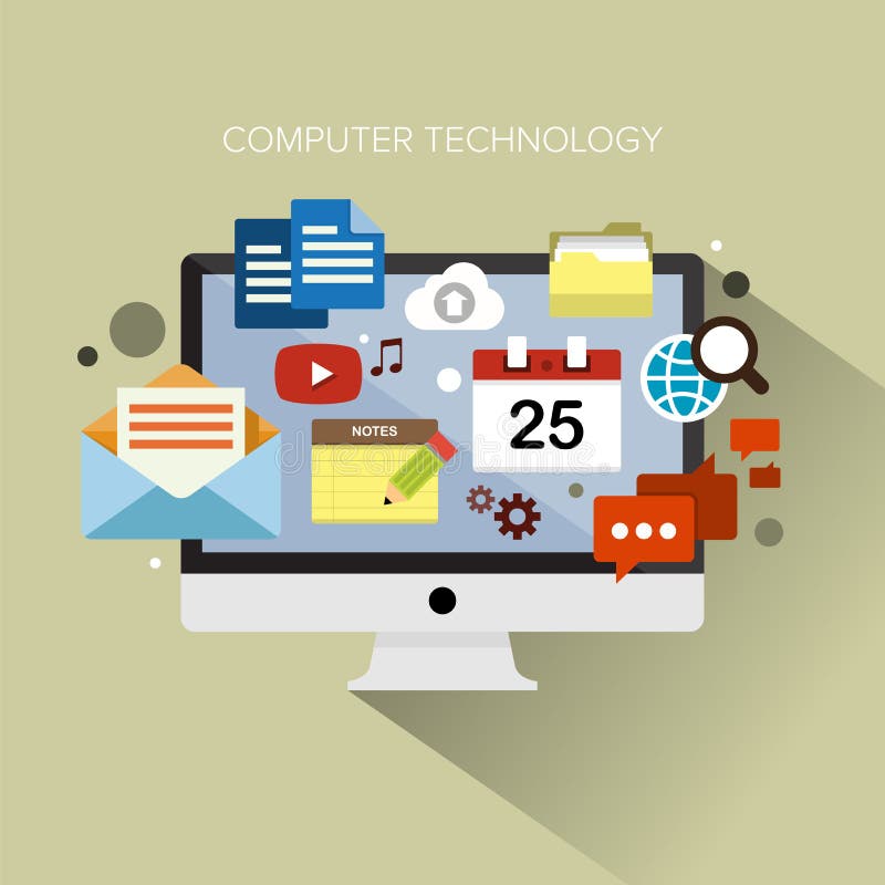 Informática ilustración del vector. Ilustración de datos - 36029953