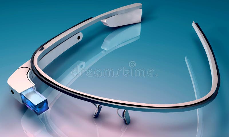 Informática Usable Con Un Visualizador En Forma De Visor óptico Stock ...