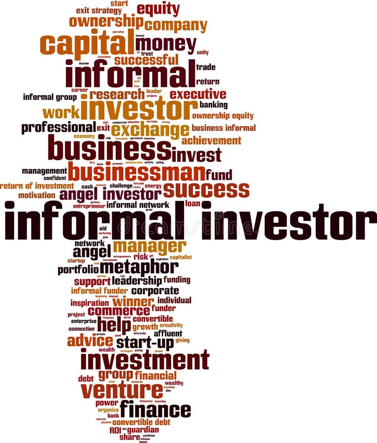Informal Investor Word Cloud Stock Vector - Illustration of fund, informal: 275335817