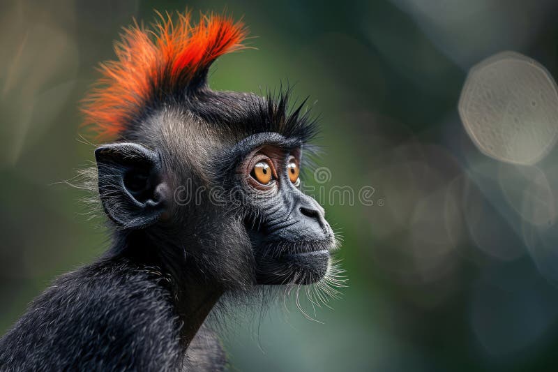 Informal Punk Rocker with a Bright Colored Mohawk Stock Image - Image ...