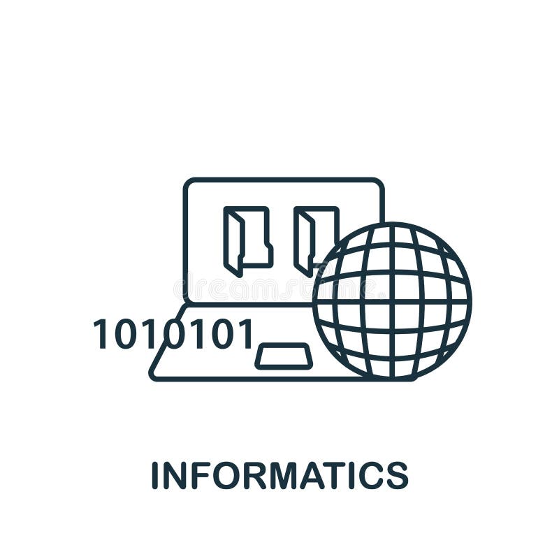 Informatics Icon from Science Collection. Simple Line Element ...