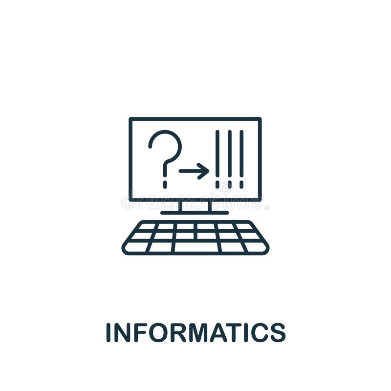 Informatics Icon from Science Collection. Simple Line Element ...
