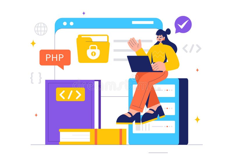 Informatics Vector Illustration Featuring Logistics and Supply Chain ...