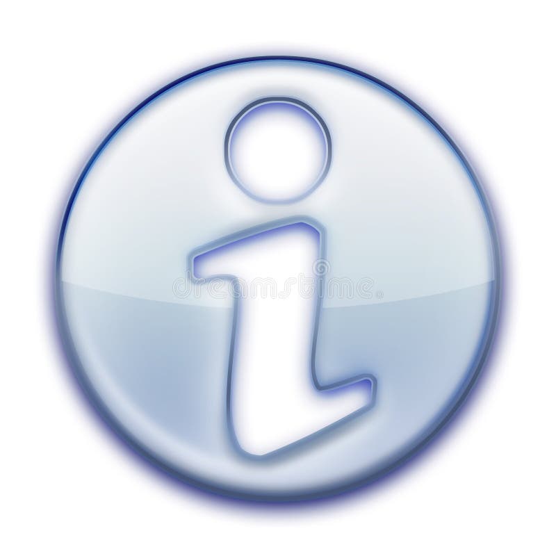 Informatie (i) stock illustratie. Illustration of post - 708638