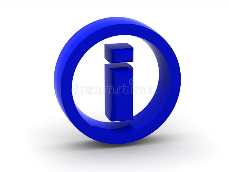 Informatie. Symbool stock illustratie. Illustration of teken - 2935523