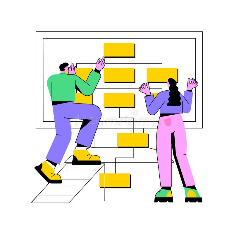 Information Architecture Abstract Concept Vector Illustration. Stock ...