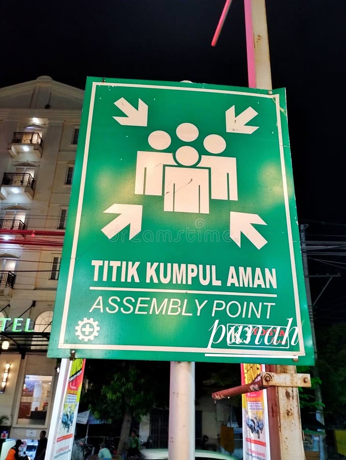 Information about the Assembly Point in Case of a Disaster at a ...