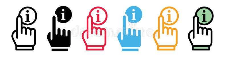 Information Assistance and FAQ Help Button Icon Stock Vector ...