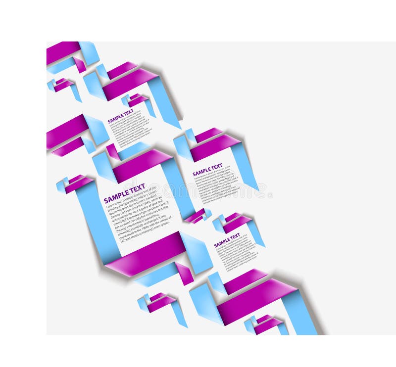 Information banner design stock vector. Illustration of advertising ...