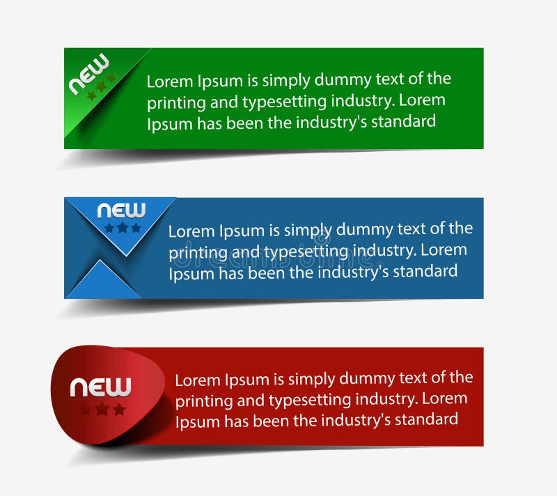 Information banner design stock vector. Illustration of information ...