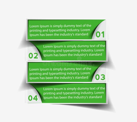 Information Banner Element stock vector. Illustration of presentation ...