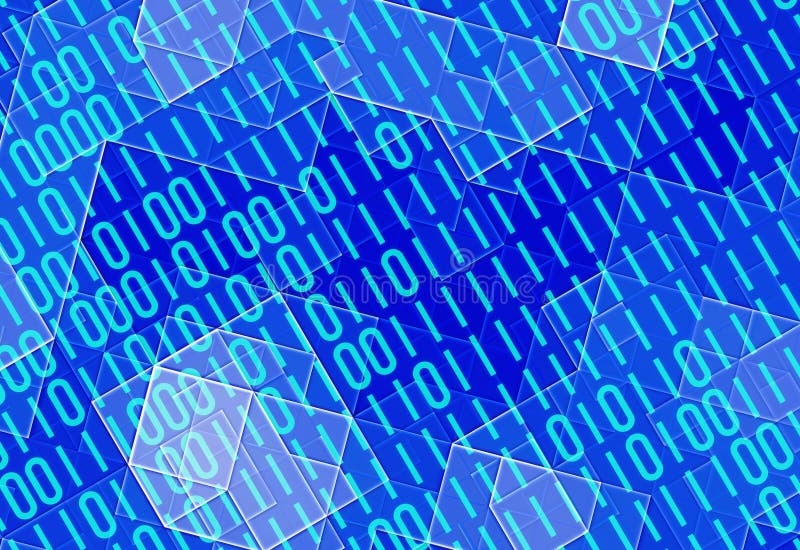 Information. Binary code stock illustration. Illustration of green - 62680533