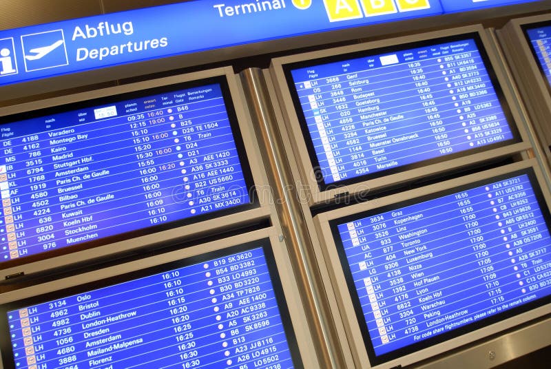 Information Board in Airport Editorial Photo - Image of display, target ...