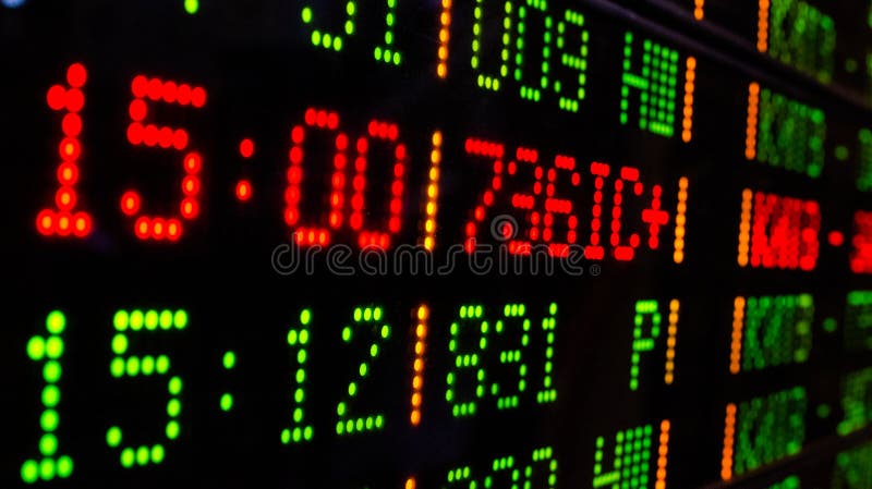 Information Board with Train Schedule Stock Image - Image of ...