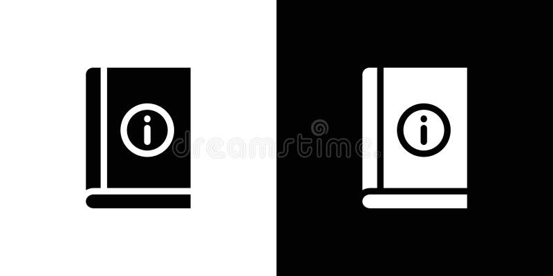 Information Book Icon Logo Set Vector Stock Vector - Illustration of ...