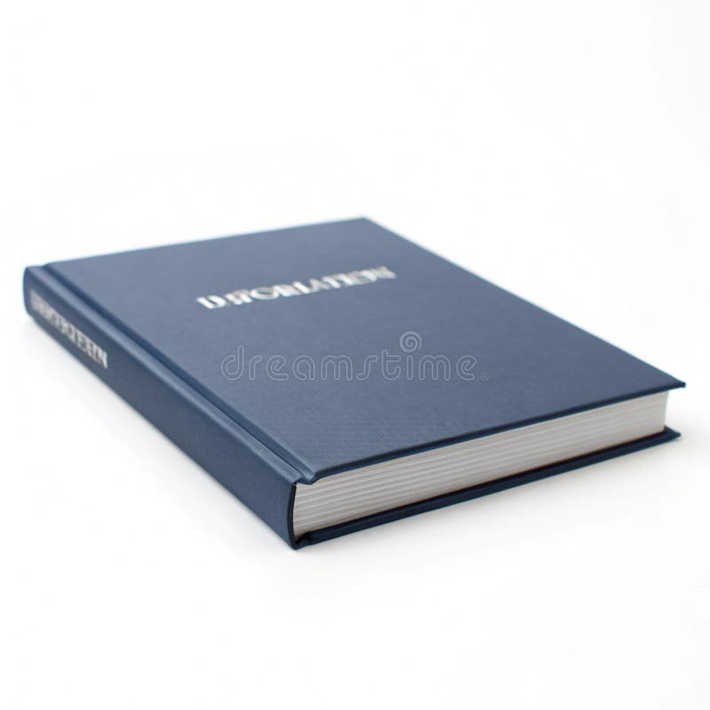 Information Book Isolated on White Background Stock Illustration ...