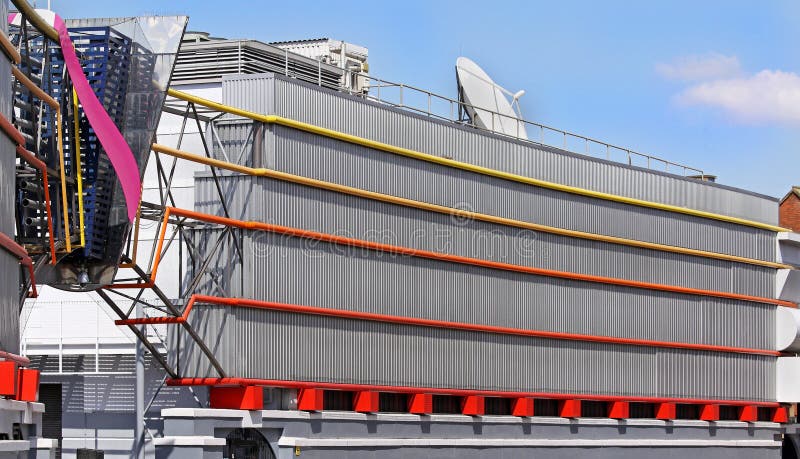 Information Centre Building Stock Photo - Image of silver, architecture ...