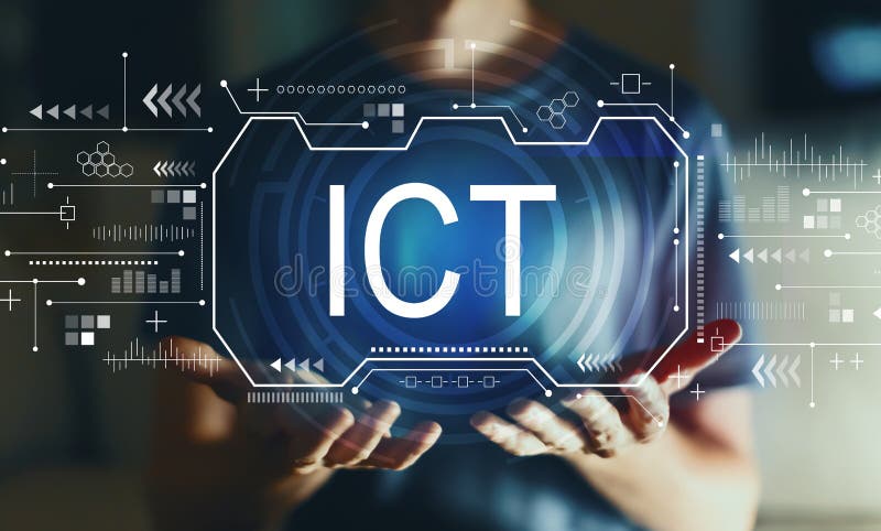 Information and Communications Technology with Young Man Stock ... Information and Communications Technology with Young Man Stock ...