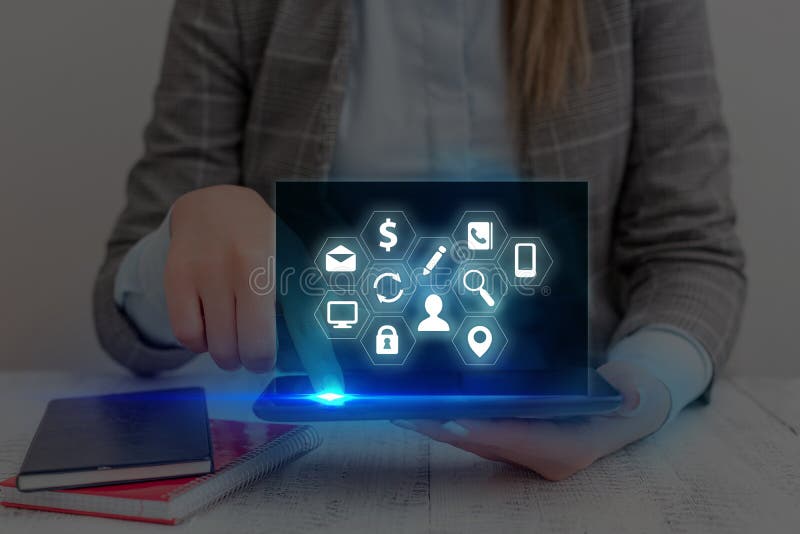 Information Computerization with Infographic Elements and Flat Icons ...