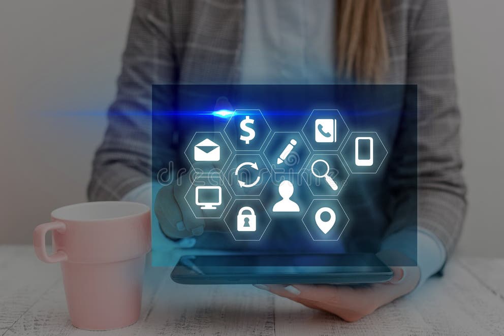 Information Computerization with Infographic Elements and Flat Icons ...