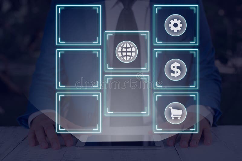 Information Computerization with Infographic Elements and Flat Icons ...